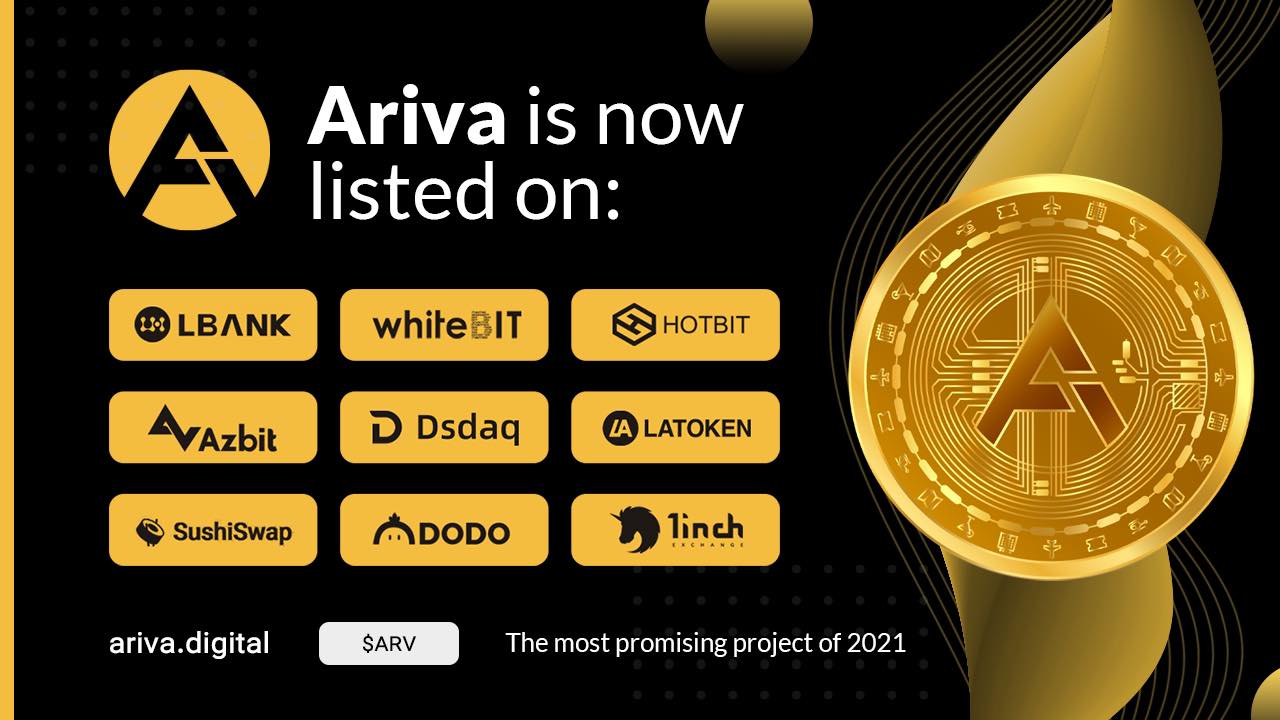 ArivaがARVコインを8つの取引所で取り扱い可能にすると発表 | TOKEN ECONOMIST
