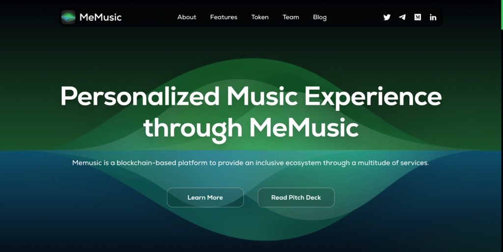 MeMusicーブロックチェーン世界のミュージック個性化体験ライブストリーミングプラットフォーム | TOKEN ECONOMIST