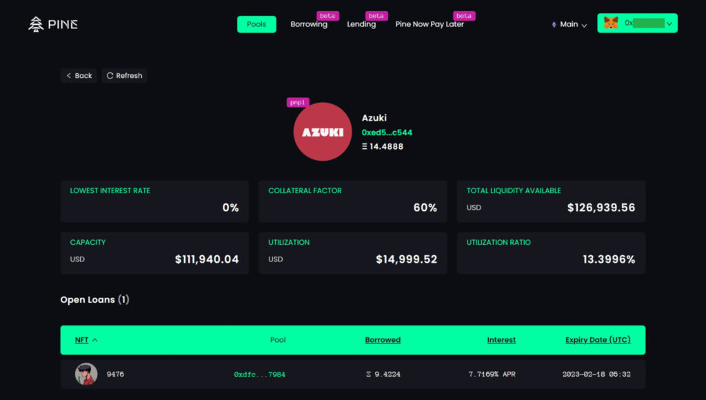 NFT担保型のレンディングプロトコル「Pine」の解説 | TOKEN ECONOMIST