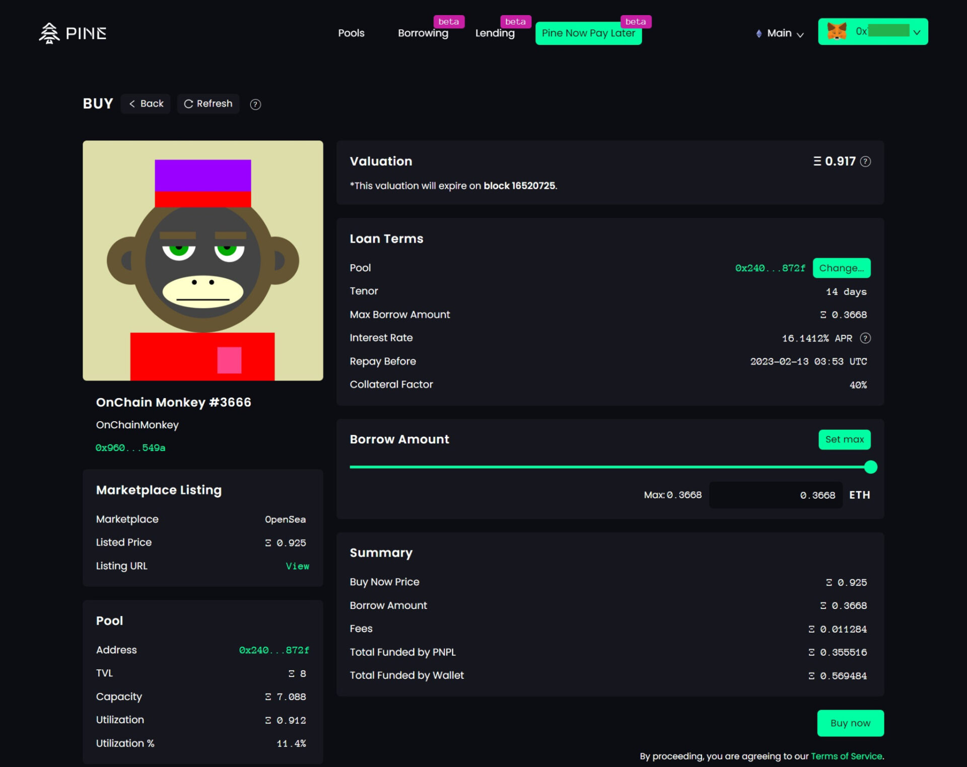 NFT担保型のレンディングプロトコル「Pine」の解説 | TOKEN ECONOMIST